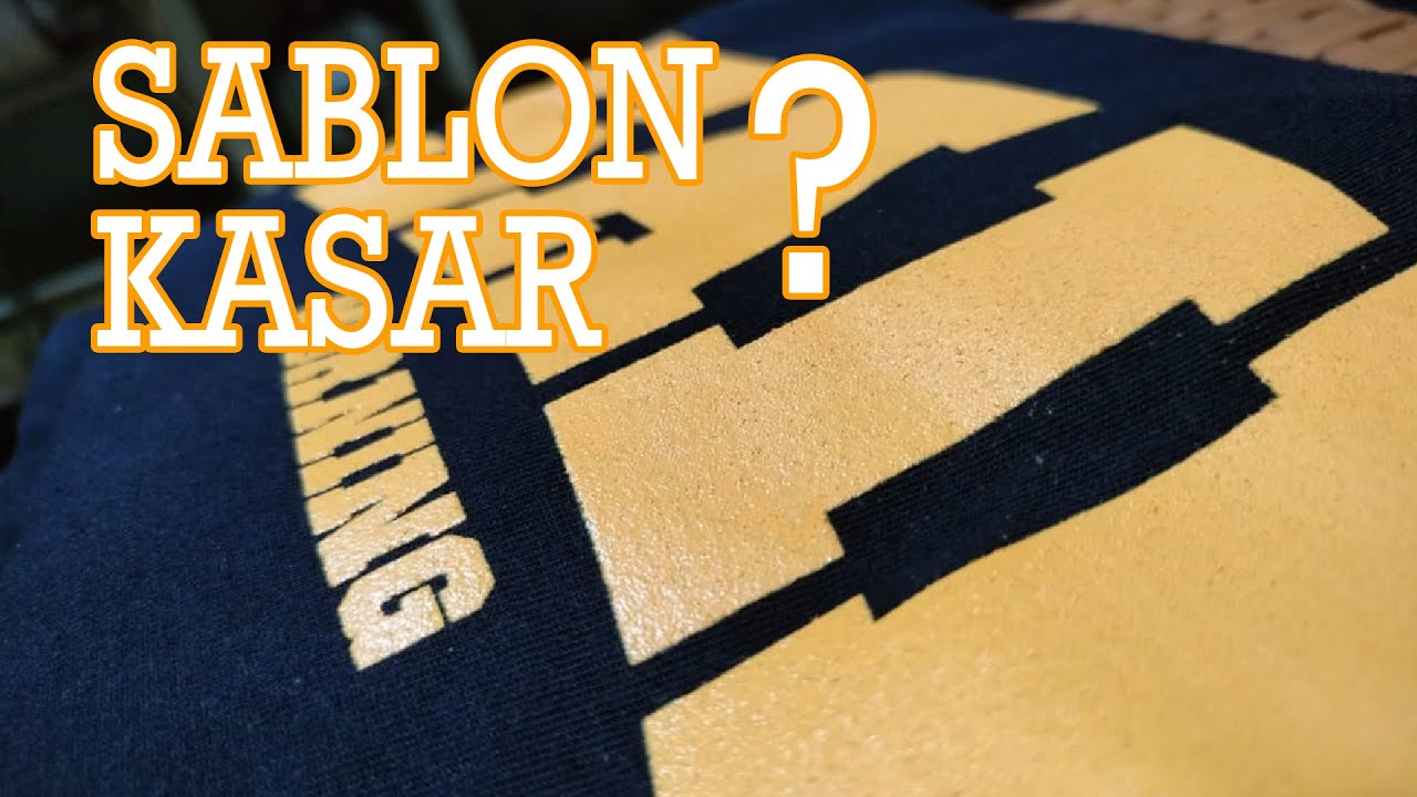 SABLON KASAR CEPAT RUSAK? | PLASTISOL TANPA PRESS - YouTube