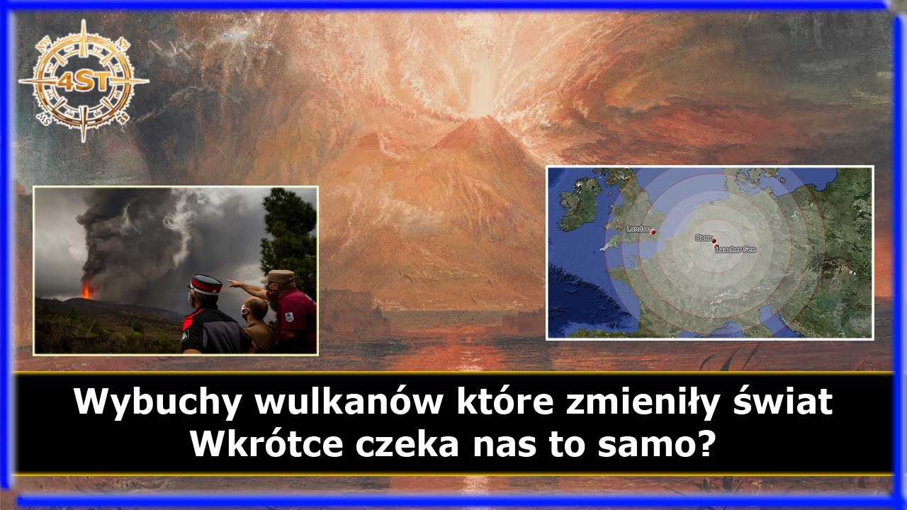 Wybuchy wulkanów które zmieniły świat - Wkrótce czeka nas to samo ...