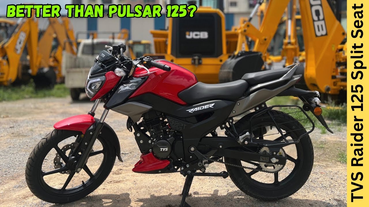 New TVS Raider 125 Disc Split Seat Model Full Review Most 125 Cc ...