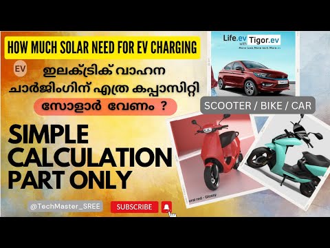 Simple Calculation - Solar needed for EV charging - YouTube