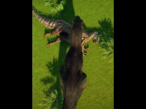 Tyrannosaurus Rex Hunting Edmontosaurus | Jurassic World Evolution 2 ...