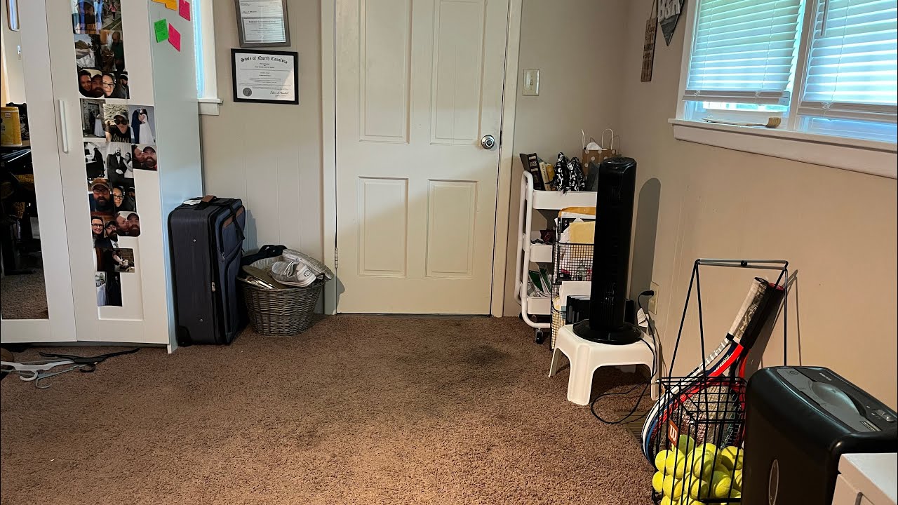 Real life disaster bedroom clean with me - YouTube