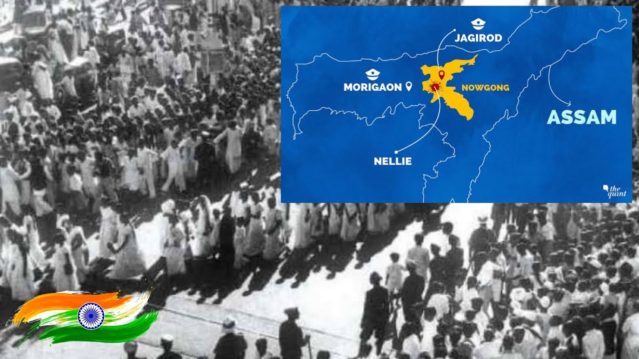 Assam Movement(1979-1985)Nellie Massacre.Let's learn politics! - YouTube