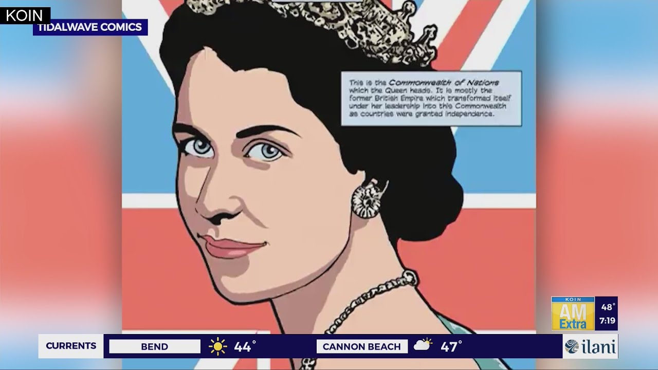 Local comic publisher tells the story of Queen Elizabeth II's life ...