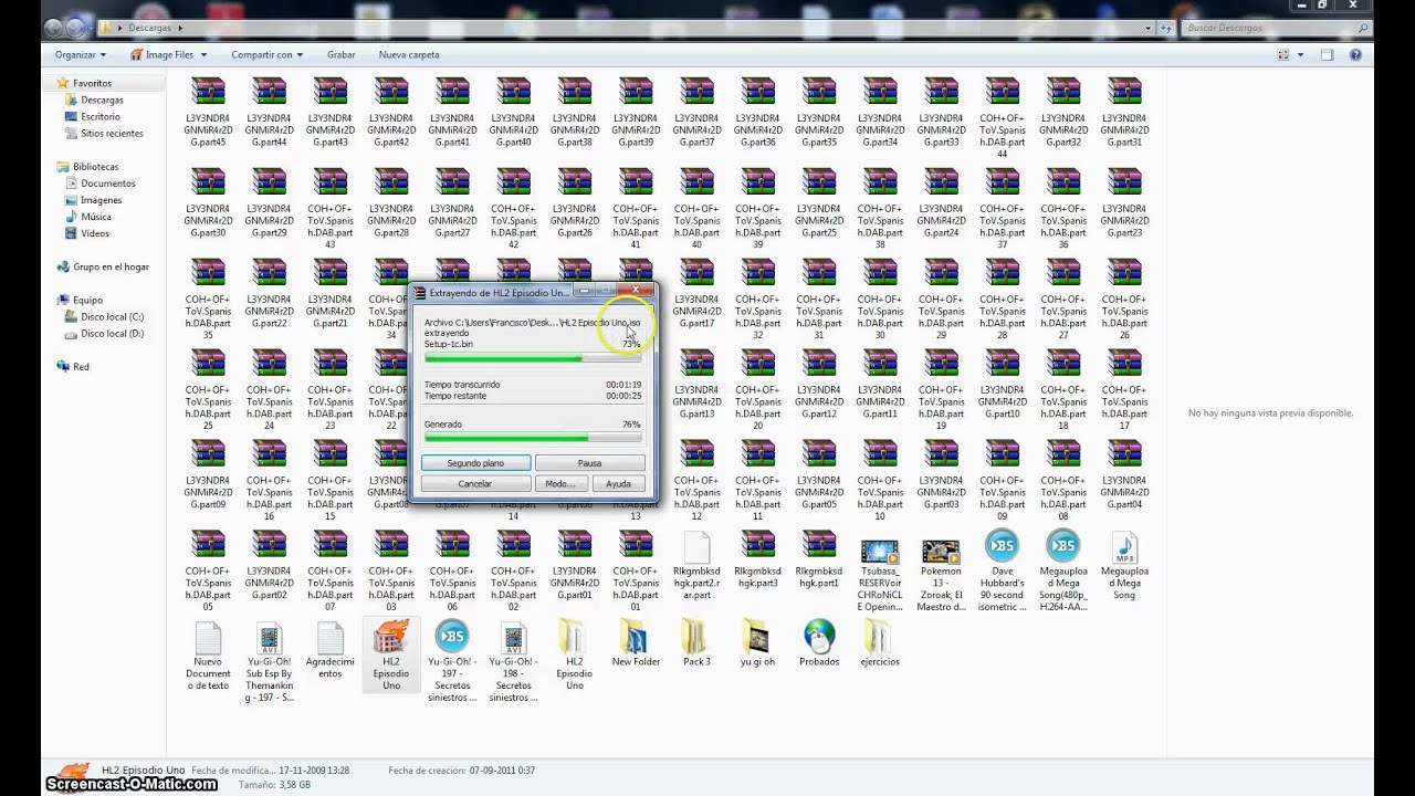 como descomprimir iso.mp4 - YouTube