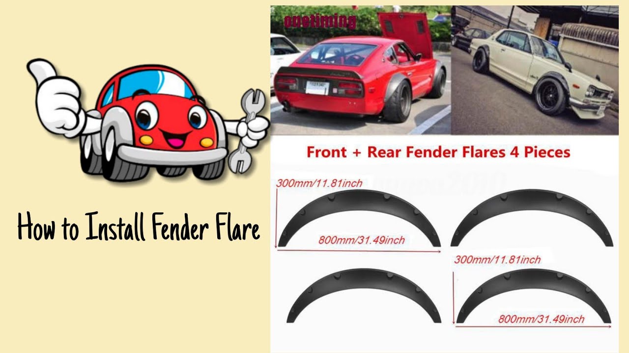 PAANO MAG INSTALL NG CAR FENDER FLARE - YouTube