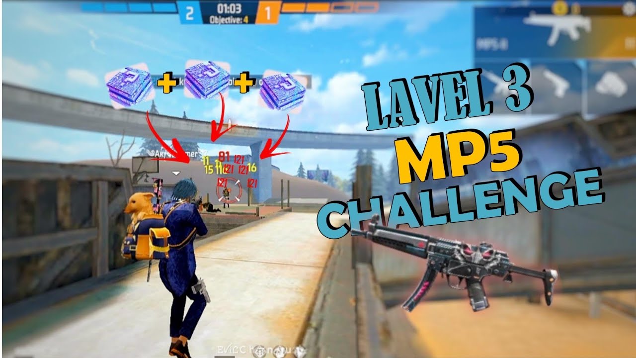 1V4 CLUTCH VIA MP5 | QUADRA KILL | FREE FIRE 🔥 - YouTube