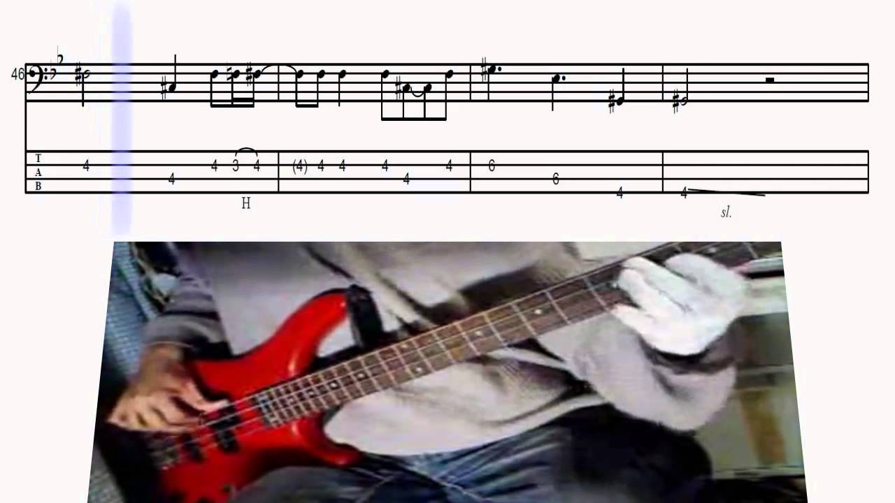 Hanamaru Sensation ハナマル☆センセイション をベースで弾いてみた 【Tebukuro no hito】 演奏とTABを ...