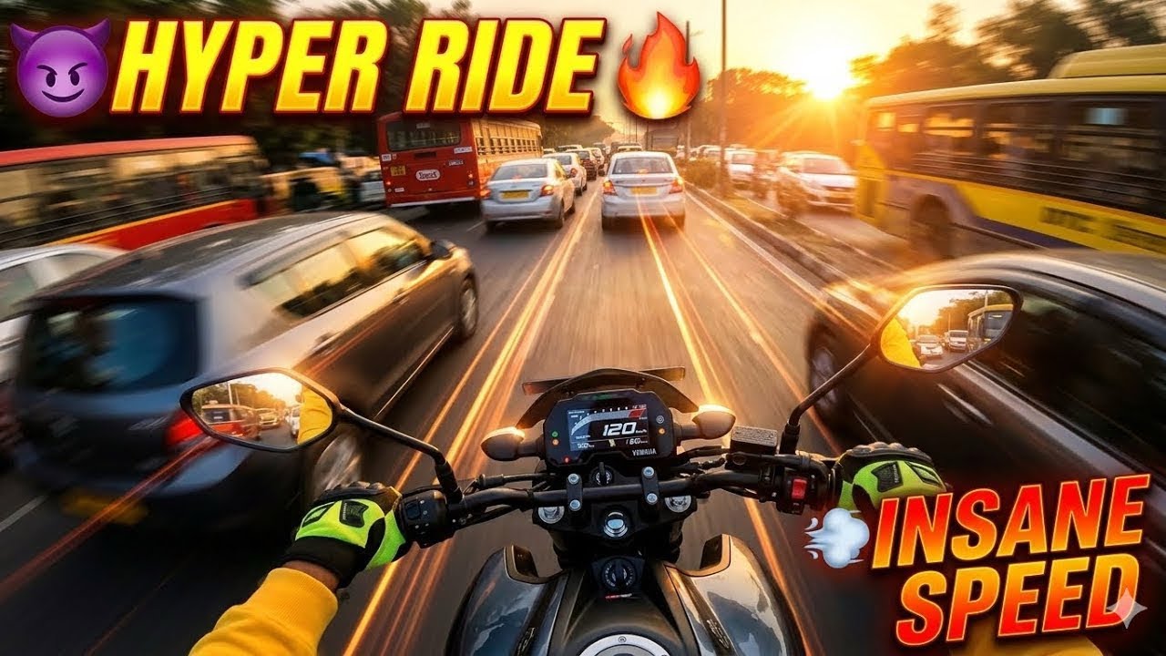 hyper riding | Yamaha fzs v4 - YouTube