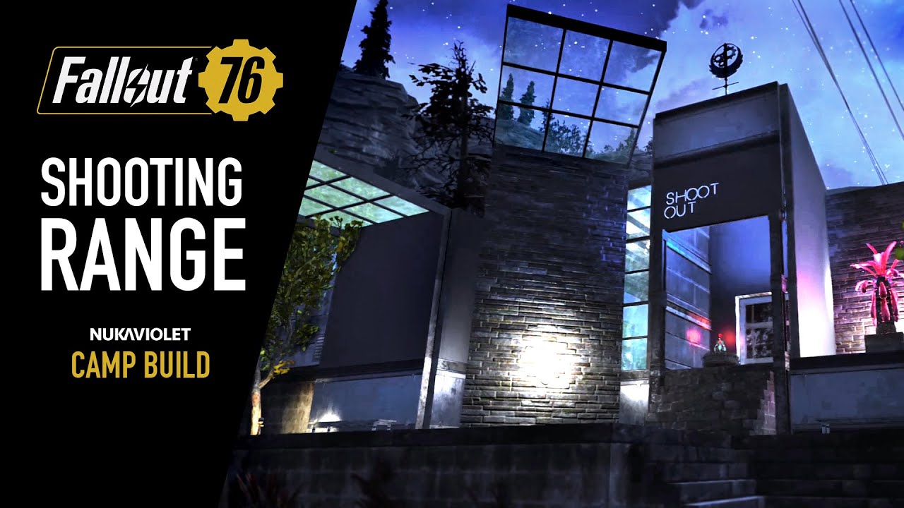 Fallout 76 Camp Build - Shooting Range - YouTube