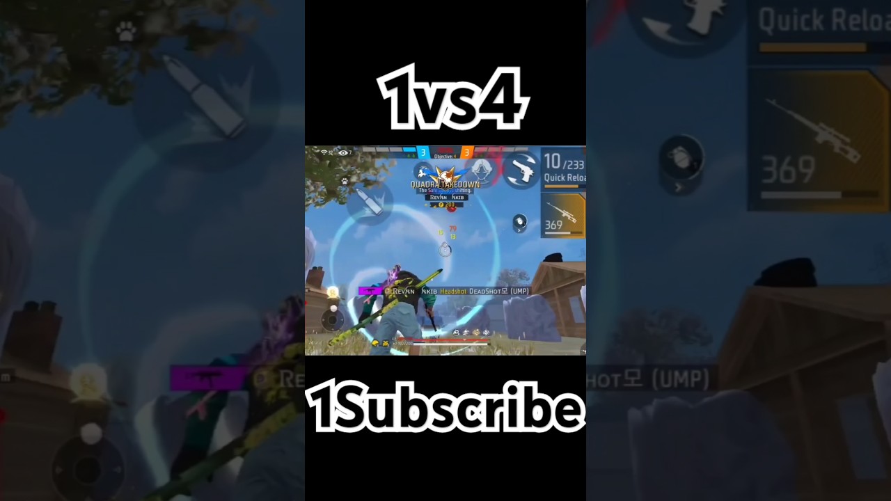 1vs4 headshot clutch_With SVD&ump 🍷💀!! - YouTube