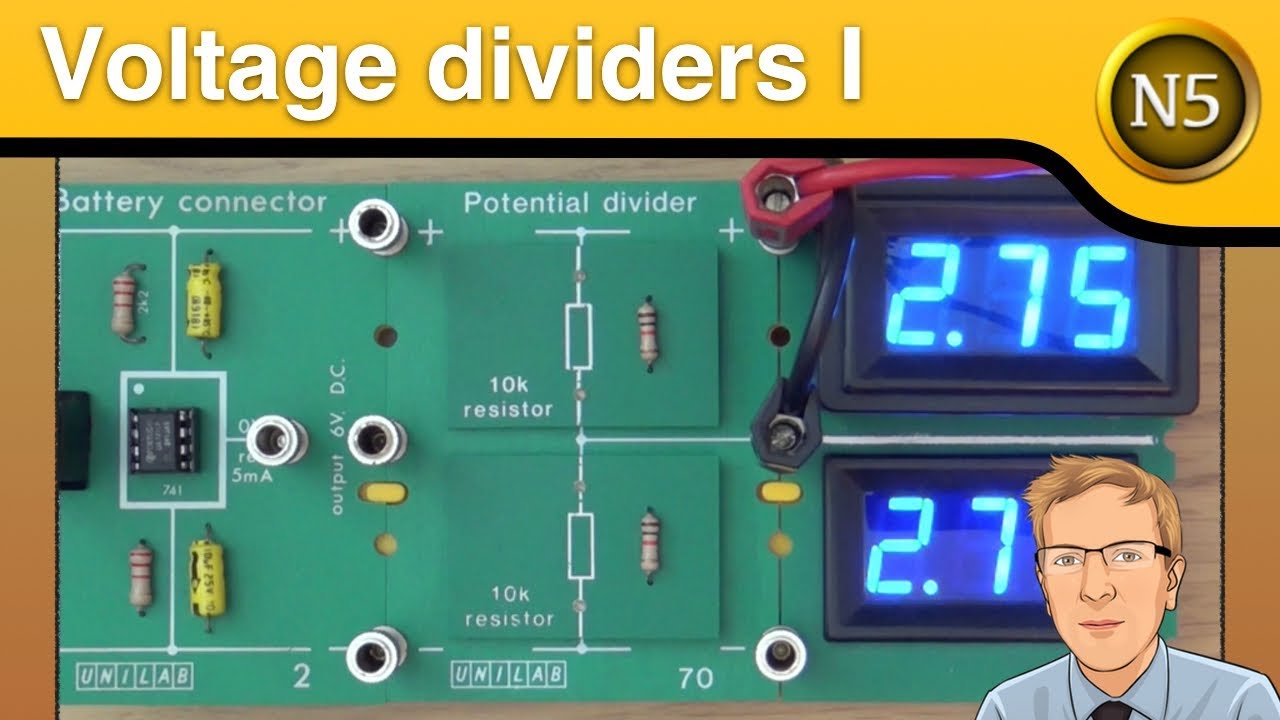 Voltage dividers basics (National 5 Physics) - YouTube