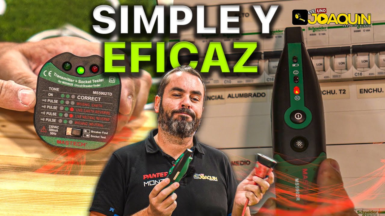 COMPROBADOR DE ENCHUFES Y DETECTOR DE LINEAS INALAMBRICO. - YouTube