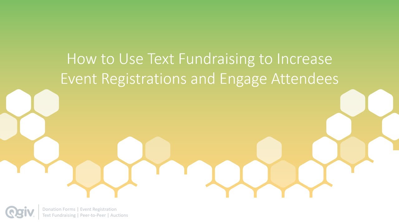 How to Use Text Fundraising to Increase Event Registrations and Engage ...