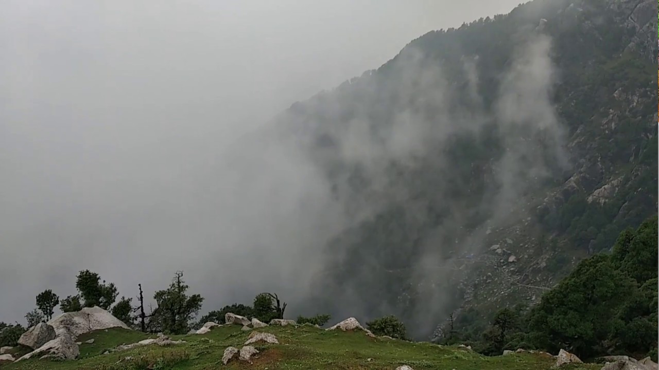 Beautiful view at Triund Trek Himalayan, amazing experience - YouTube