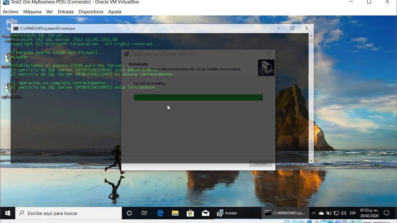 Instalación MyBusiness POS 20 - YouTube