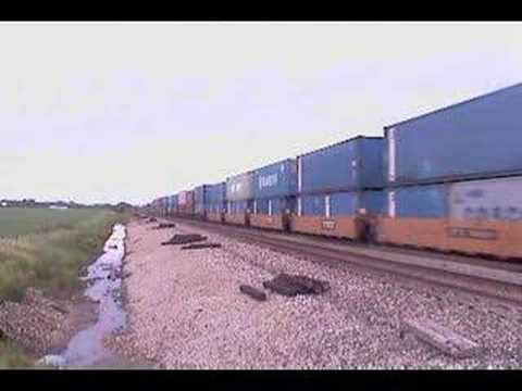 BNSF 4342 East Mazon, IL 6/9/08 - YouTube