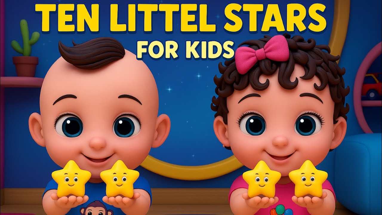 Ten Little Stars for Kids | Sing & Play - YouTube