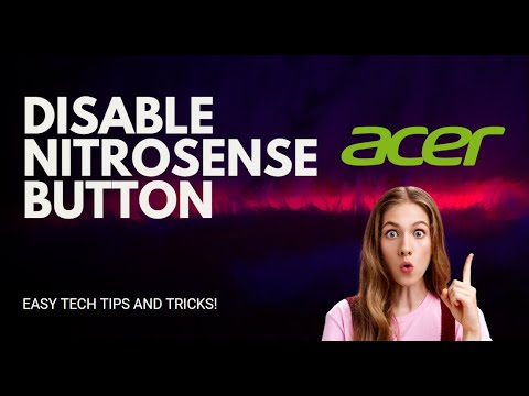 Disabling NitroSense Button: Simplifying Your Acer Experience - YouTube
