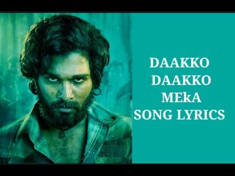 DAAKKO DAAKKO MEKA SONG LYRICS - YouTube