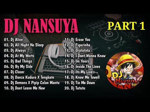 Dj Nansuya Full Album, Alive, All Night No Sleep, By My Side, Dj Tiktok Viral Terbaru 2021 - PART 1
