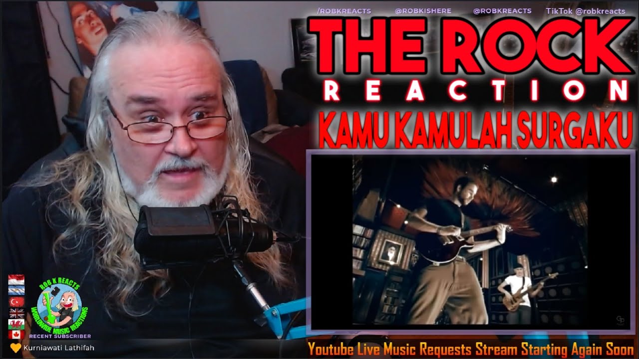 The Rock Ahmed Dhani Reaction - Kamu Kamulah Surgaku - First Time ...