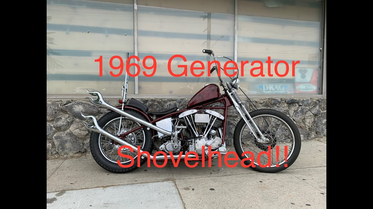 1969 Generator Shovelhead!! - YouTube