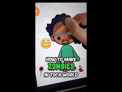 How to make toca zombie 🧟‍♂️ #shorts #tocaboca #tocaedits #tocalifeworld #zombie #tocastory