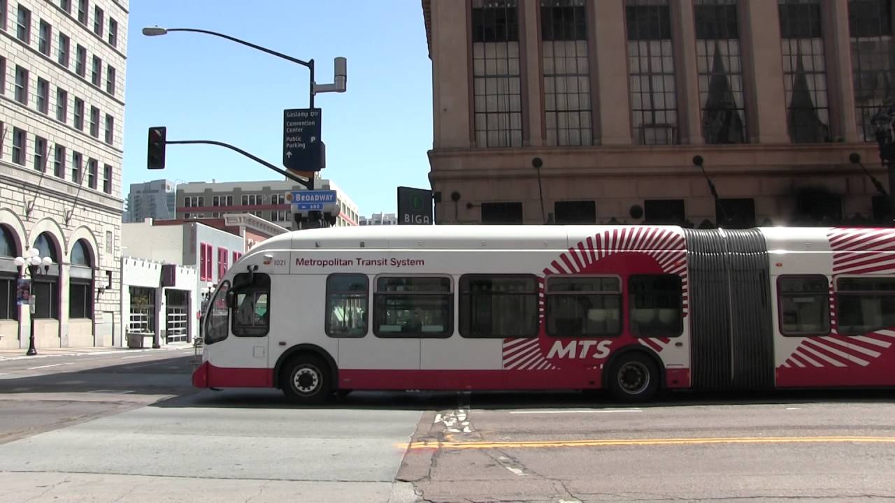 MTS Bus - NABI 60-BRT Route 7 #1021 - YouTube