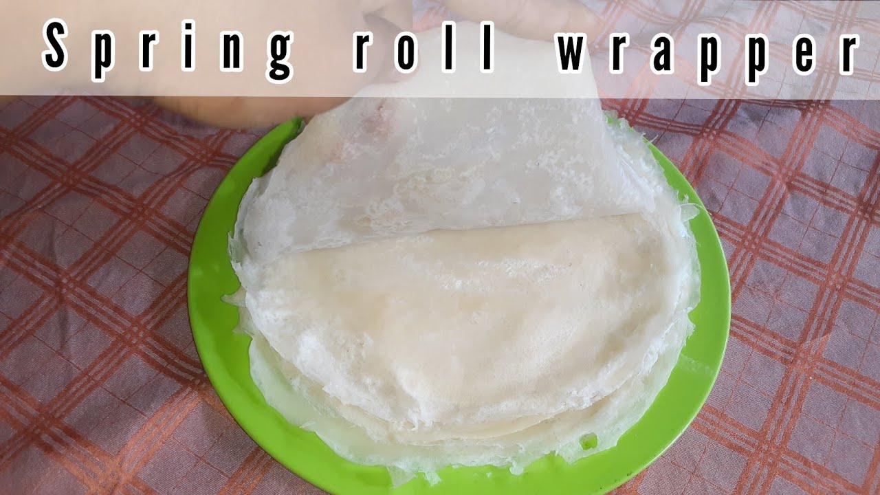 Lumpia wrapper | Spring roll wrapper | wrapper pinoy style - YouTube