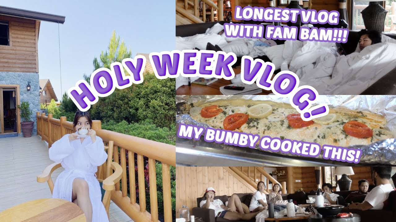 HOLY WEEK IN OUR HOUSE IN BAGUIO VLOG! FUN! | Nicole Caluag - YouTube