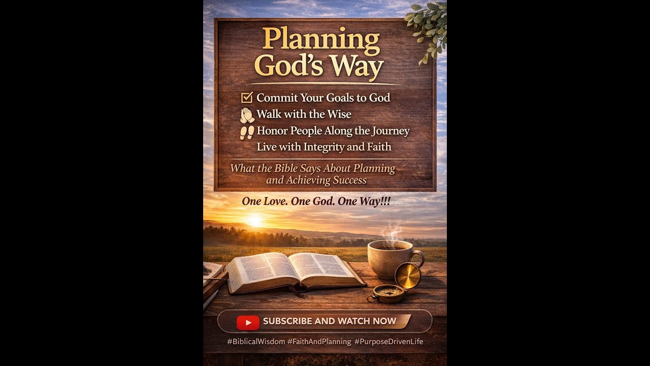 Planning with God The Biblical Way - YouTube