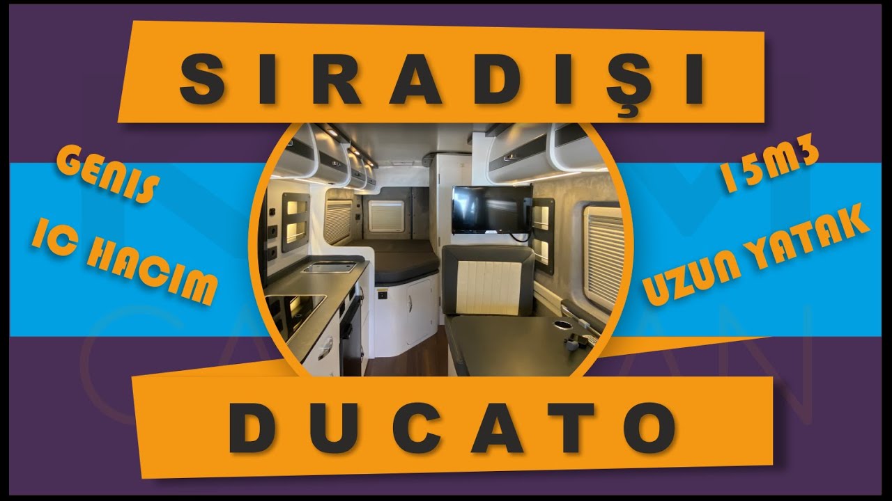 Sıra dışı Tasarımı ile Fiat Ducato Karavan Tanıtımı 15m3 | # ...