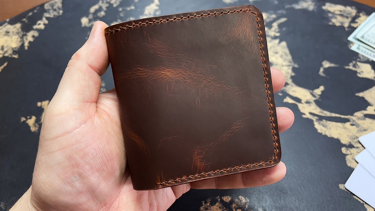 Video review of my handmade wallet - YouTube