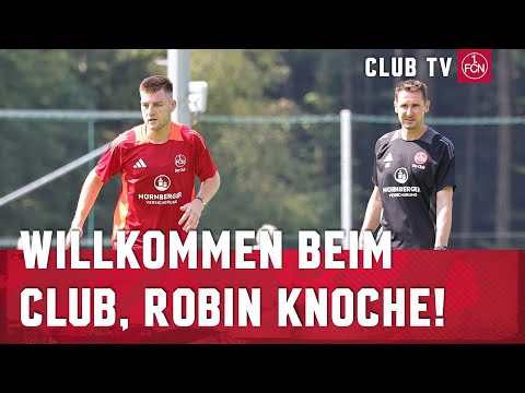 Erste Eindrücke von ROBIN KNOCHE beim CLUB!😍😍 | VLOG des ersten Tages | 1. FC Nürnberg