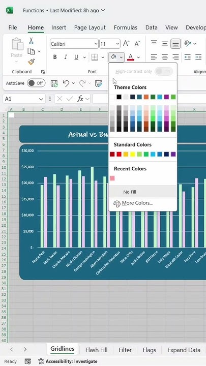 How to remove grid lines properly - YouTube