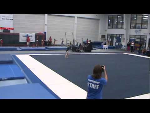 Amazing 8 year old Level 5 Gymnastics Floor Routine - YouTube