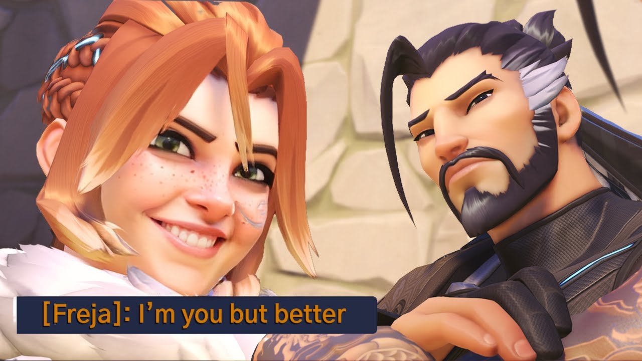 Hanzo meets Freja from Overwatch 2 - YouTube