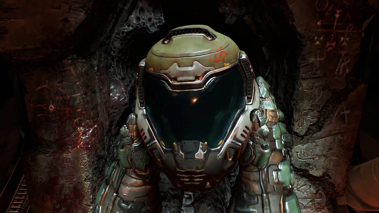 둠 리부트 (DOOM 2016) 미션1 - Rip & Tear - YouTube