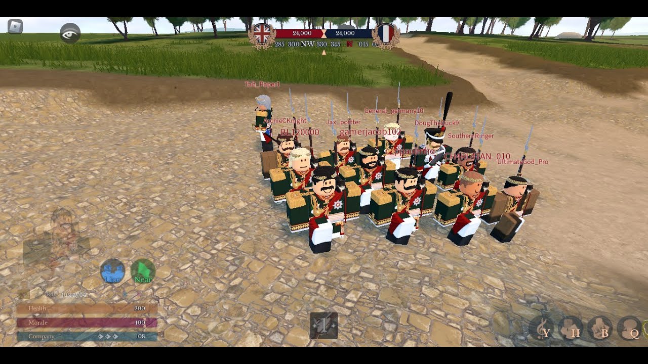 Roblox Napoleonic wars The Russian Guard (Great Britain) vs France ...
