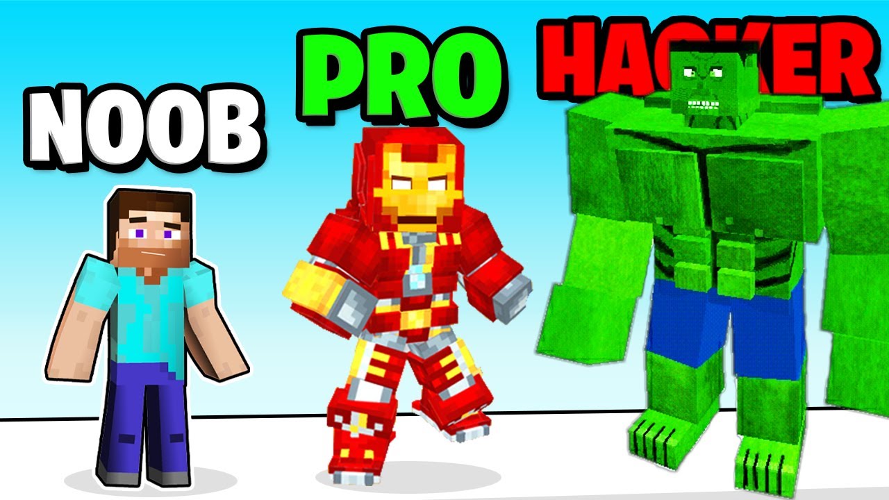 LA MEILLEURE ÉVOLUTION de STEVE à SUPER HEROS !! (Hero Craft Run 3D ...