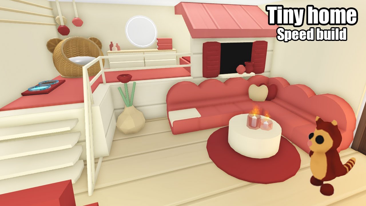 Aesthetic Tiny home Tree Kangaroo 🦘 Speed build in Adopt me! Roblox ...