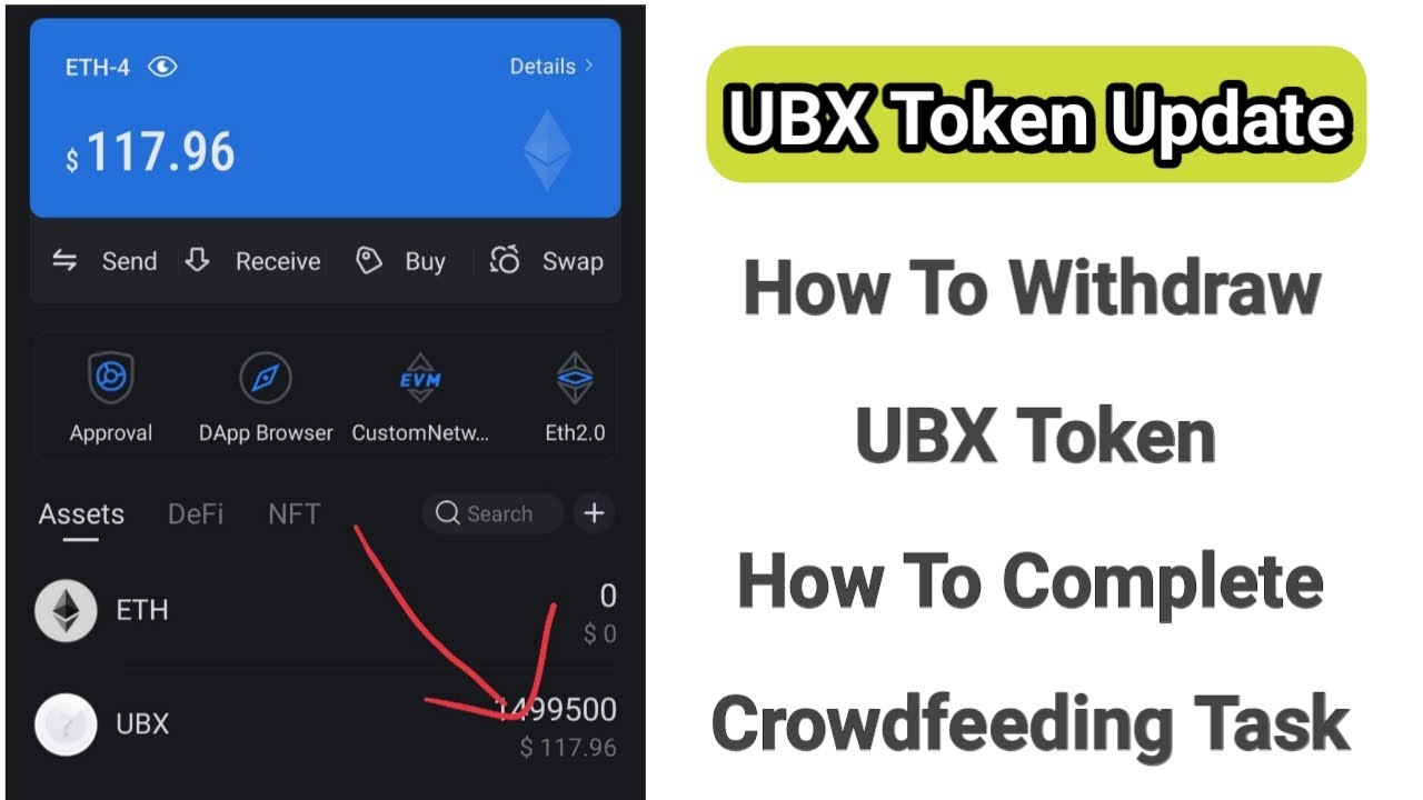 UBX Token Withdraw Process | How To Complete Crowdfeeding Task ...