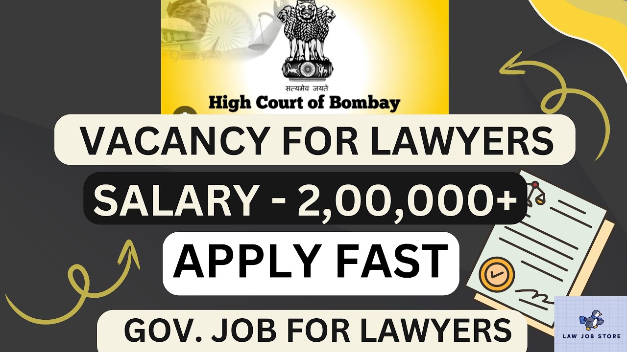 Legal Jobs in Govt Department | Legal Jobs 2024 | Law Vacancy 2024 ...