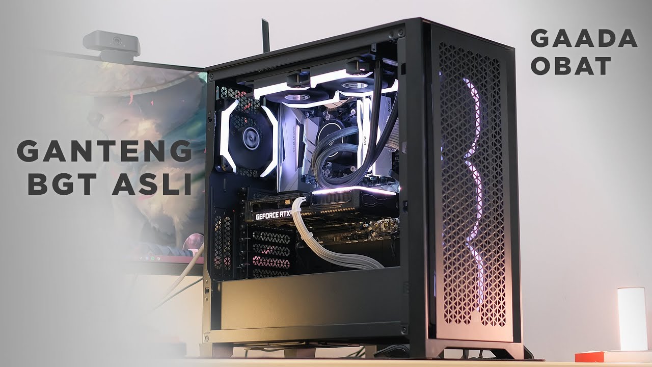 Ganteng Parah!! | Rakit PC Editing Dan Gaming Pakai RTX 3060 TI | Build Hitam Putih Elegan ...