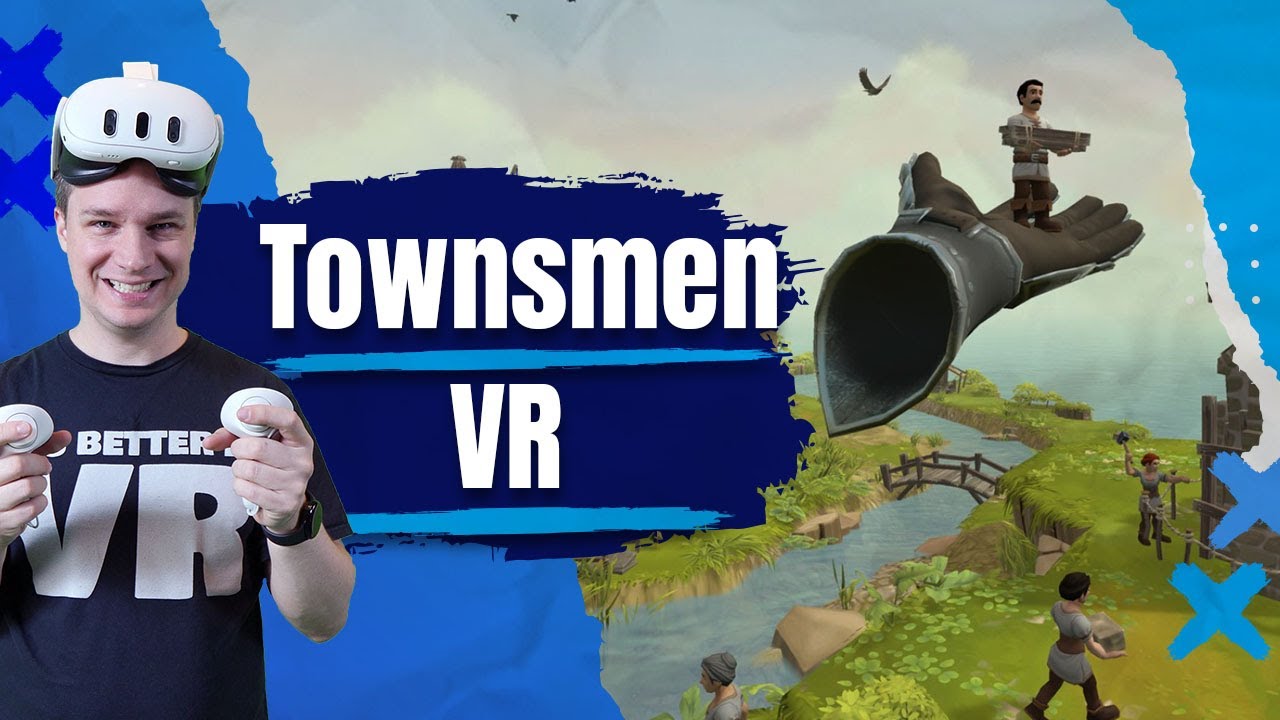 This is Black & White God Simulator in VR for Meta Quest! Townsmen VR ...