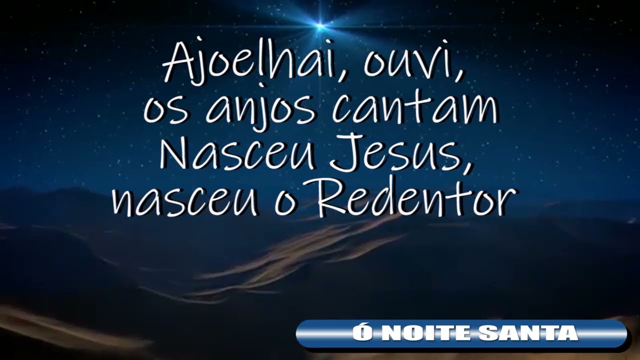 Ó NOITE SANTA Playback Legendado Pedras Vivas - YouTube