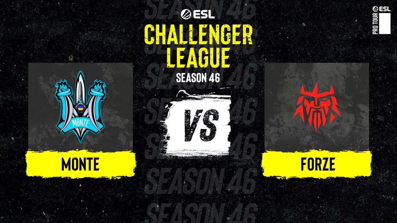 Monte vs. forZe - Map 3 [Mirage] - ESL Challenger League Season 46 EU - YouTube