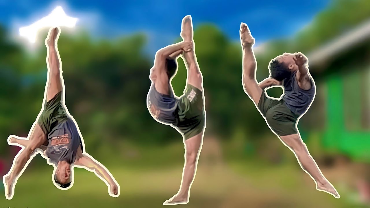 GYMNASTICS IN SLOW MOTION | GYMNASTICS TRICKS COMPILATION - YouTube