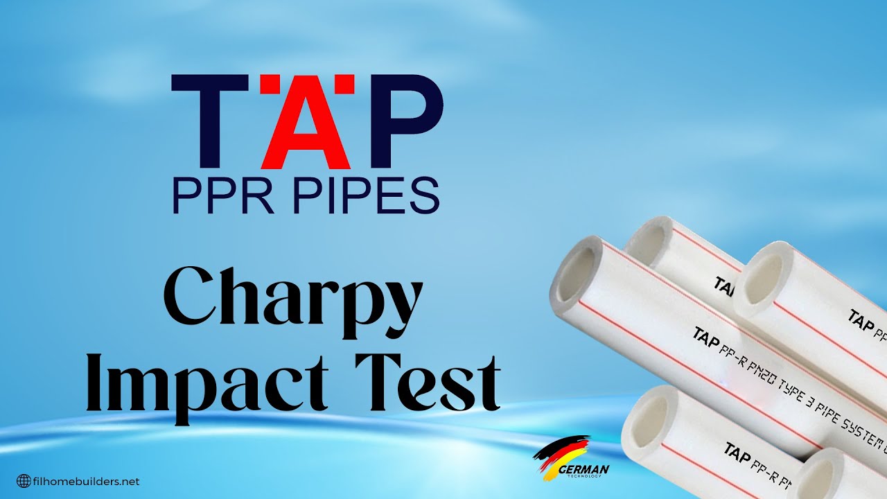 TAP PPR Pipes Charpy Impact Test - YouTube